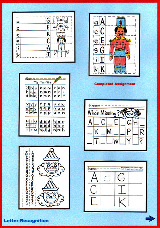 SUPER SEATWORK Letter Recognition – onlinereadingteacher.com