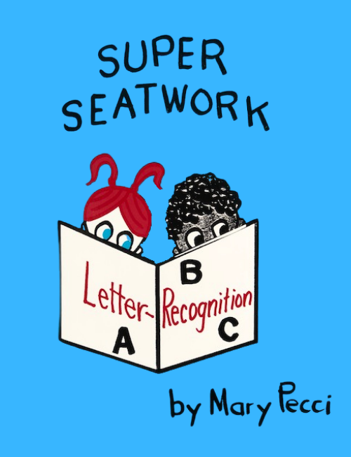 SUPER SEATWORK Letter Recognition – onlinereadingteacher.com